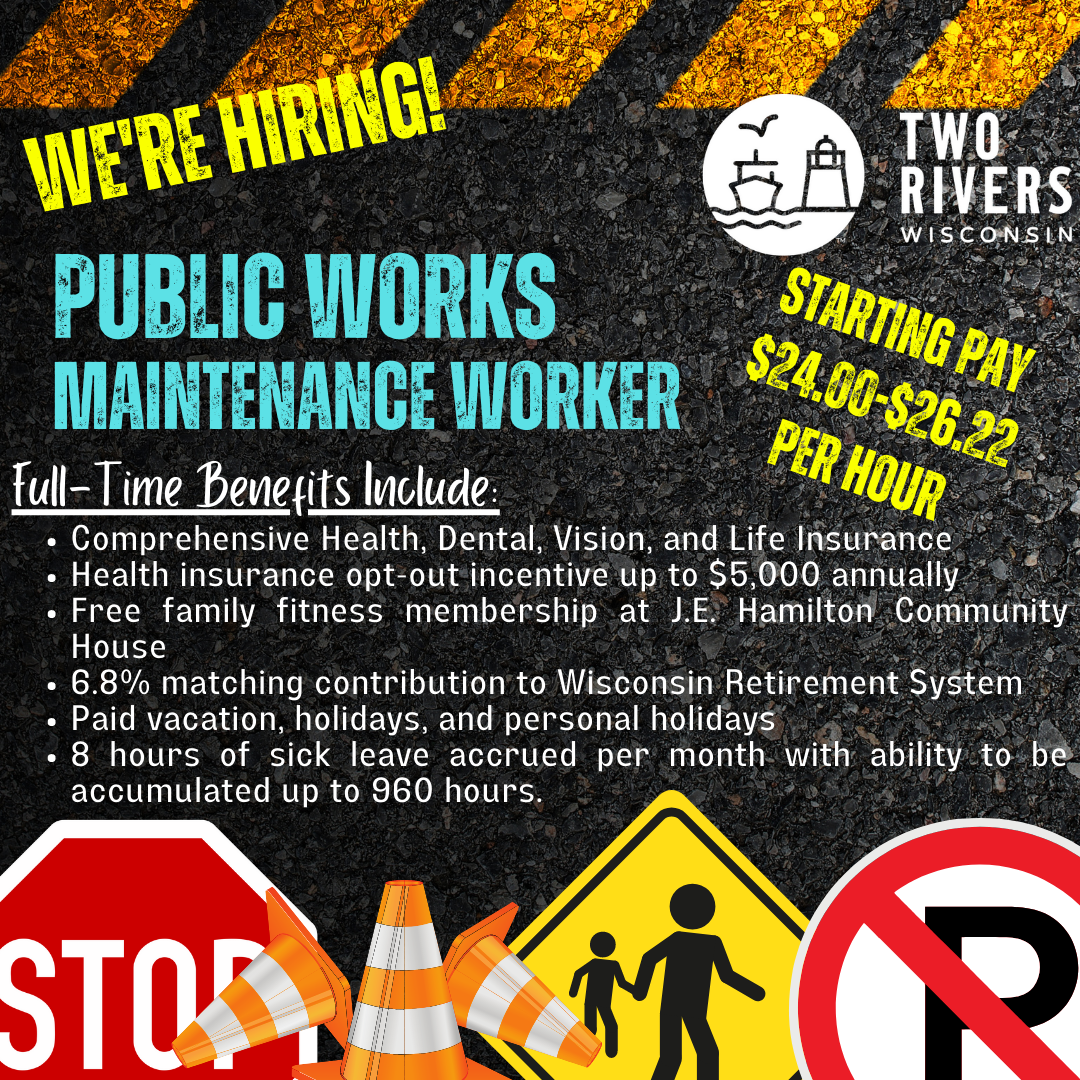 Public Works Maintenance Worker | Two Rivers Wisconsin