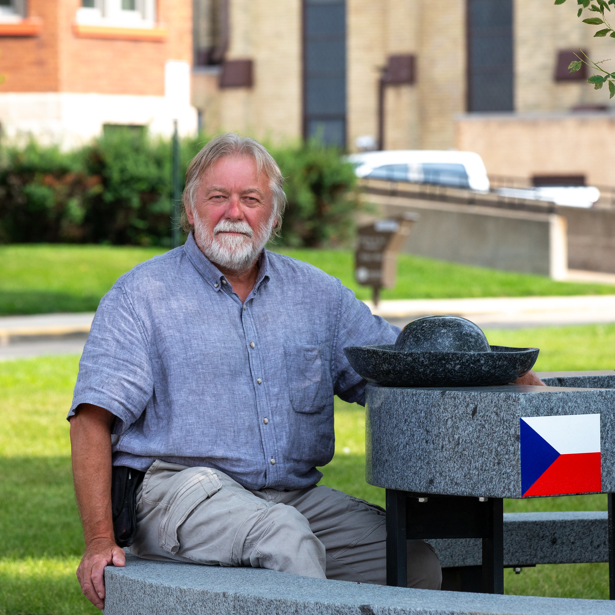 Sculpture placed with direction of Czech creator | Two Rivers Wisconsin