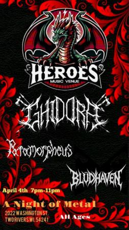 Live Music: Metal Chaos Takeover | Two Rivers Wisconsin