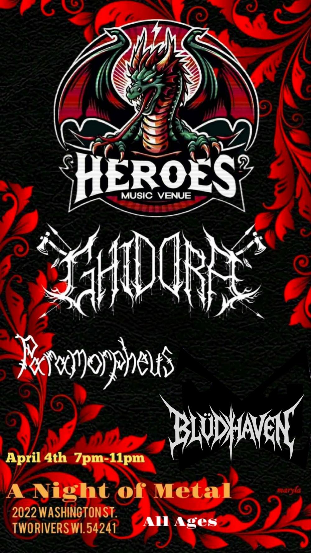 Live Music: Metal Chaos Takeover | Two Rivers Wisconsin