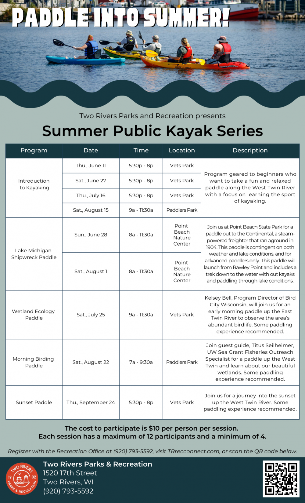 Kayaking Activities | Two Rivers Wisconsin